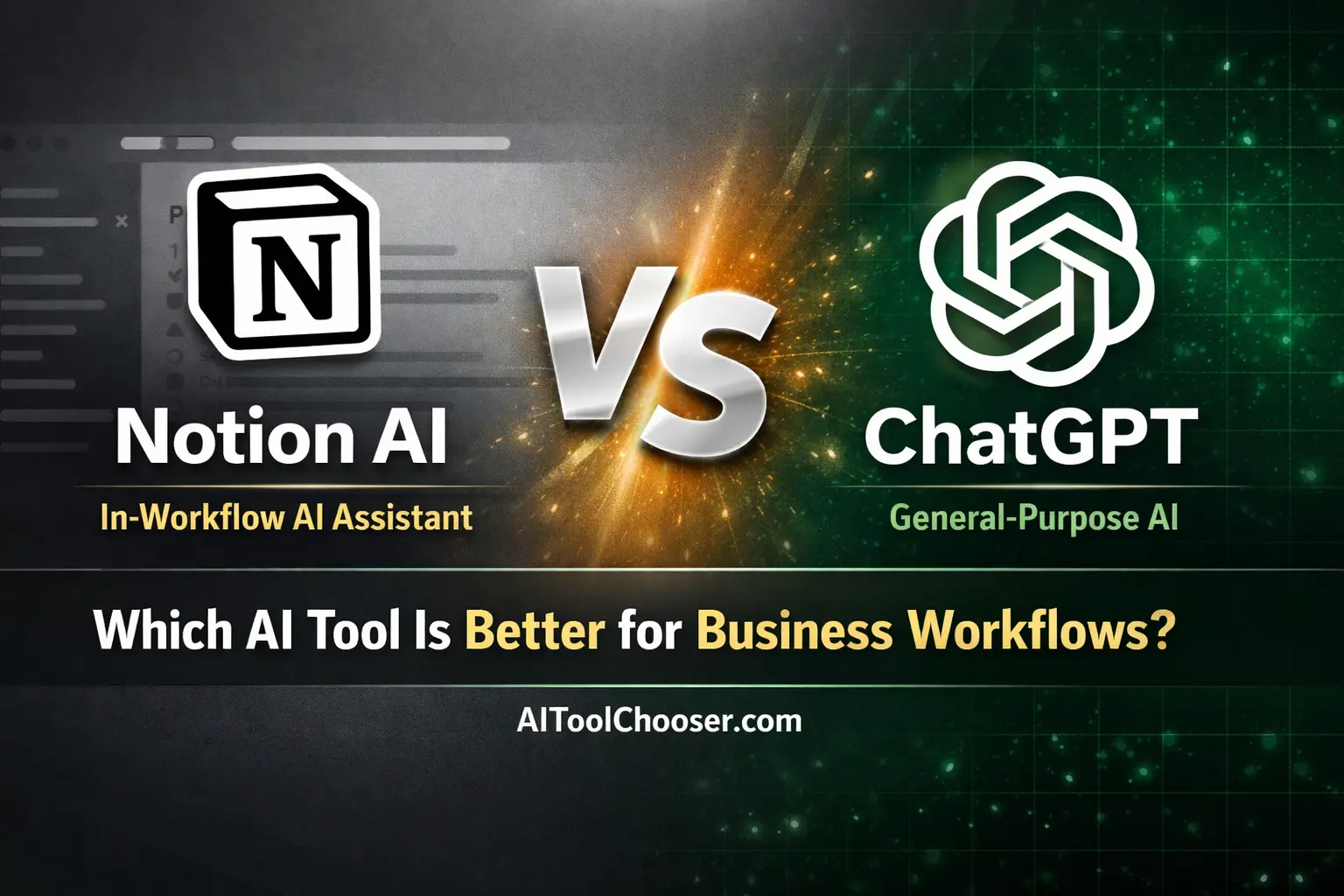 Notion AI Vs ChatGPT: Best AI Tool For Business Workflows